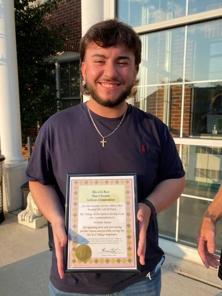 Firefighter Nick Rama Awarded Certificate of Commendation – Briarcliff ...